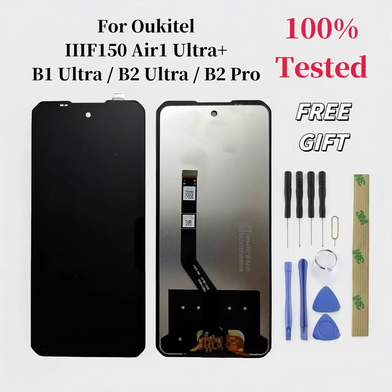 New For IIIF150 B2 Ultra / B2 Pro LCD Display And Touch Screen Glass Assembly Replacement For OUKITEL Air1 Ultra Ultra+ Plus LCD