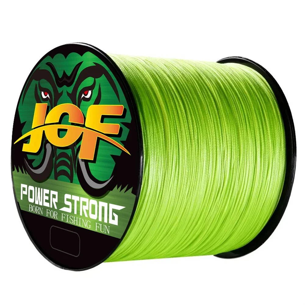 JOF Плетеная леска X4 2.0, 300м, Зеленый