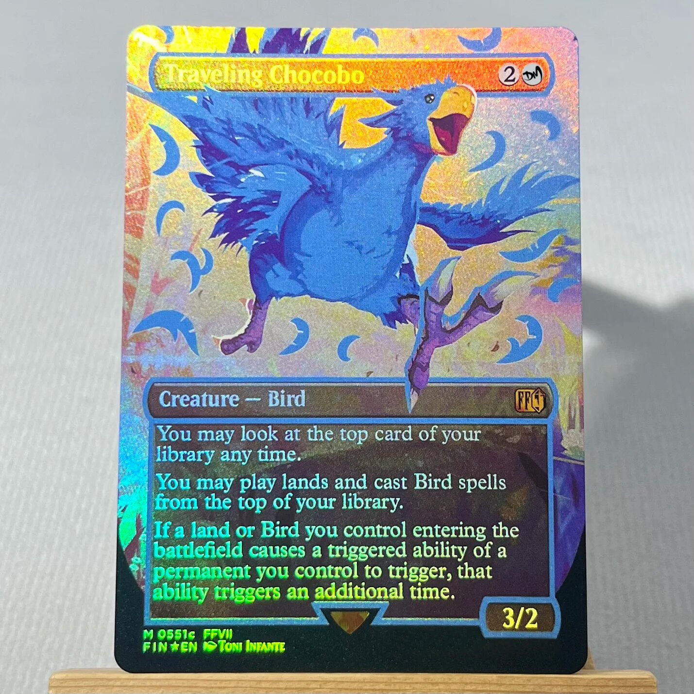 Traveling Chocobo FIN FOIL, Цвет: 551c