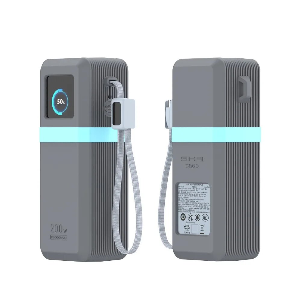 Ударопрочный силиконовый чехол для UGREEN PB728 Grey