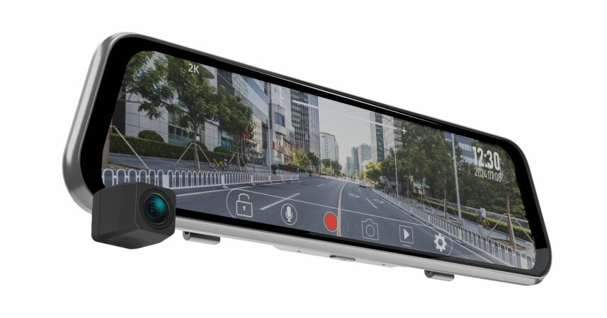 Автомобильный видеорегистратор зеркало NEOLINE EasyDrive 2K Wi-Fi Dual