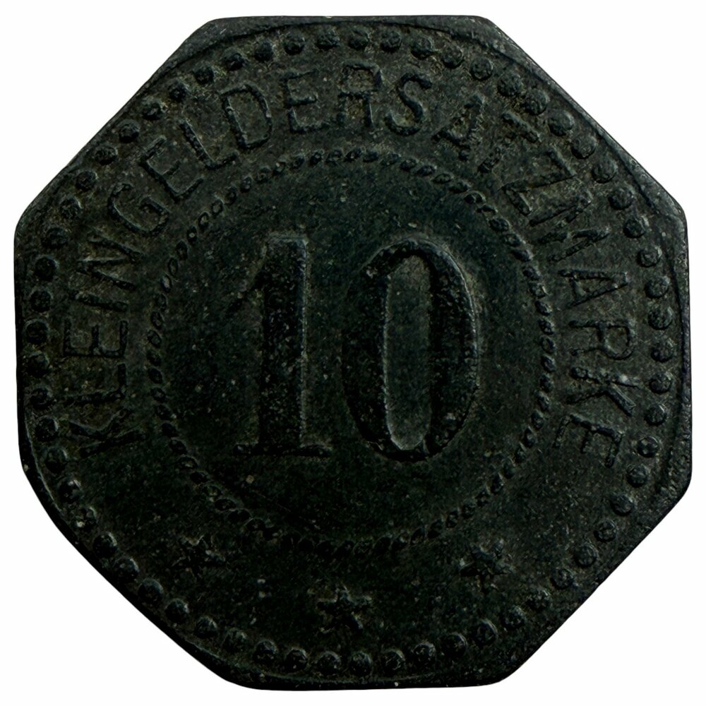 Германия, Германская империя, Людвигсхафен-ам-Райн 10 пфеннигов 1917 г.