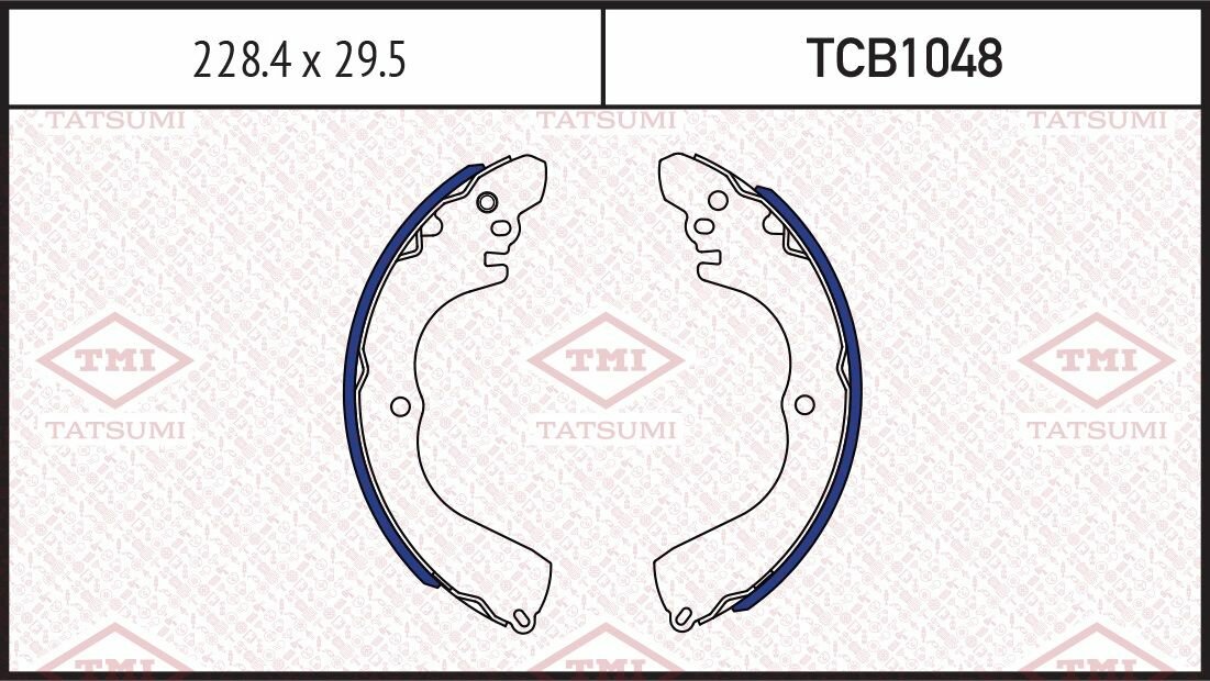 TCB1048 Колодки торм. бар. MITSUBISHI PAJERO PININ 99-/SPACE RUNNER 92-/SPACE WAGON 91-