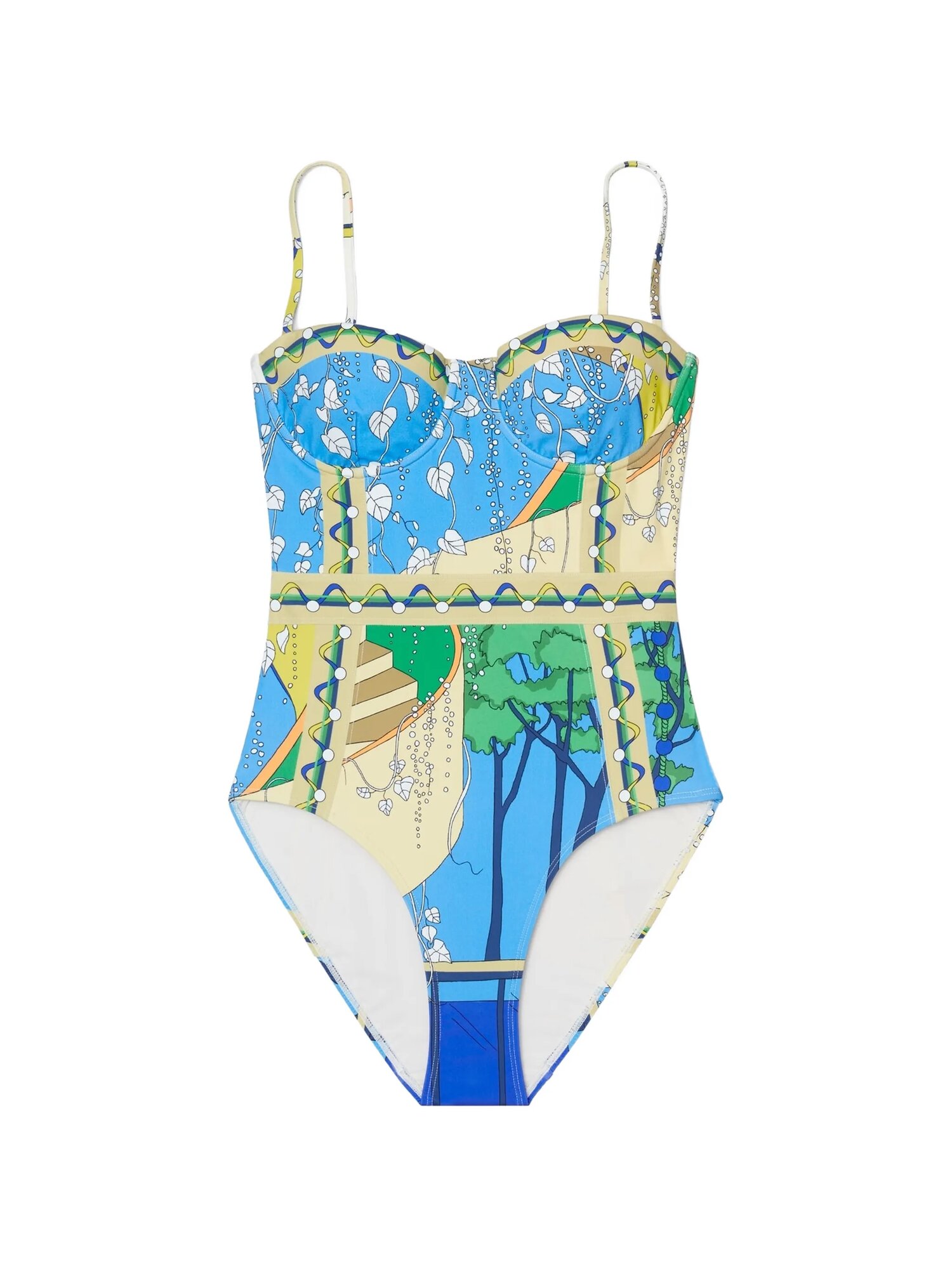 Купальник Graphic-print underwired swimsuit
