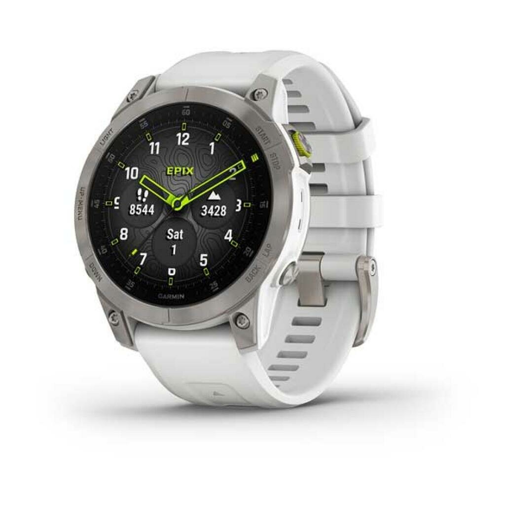 Часы Garmin Epix (Gen 2) Sapphire, 47mm, White (010-02582-21)