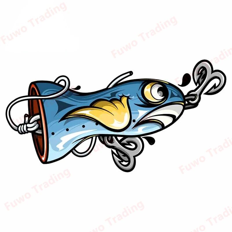 Жевательная наклейка для приманки Car stickers G, 13cm, 1 pieces