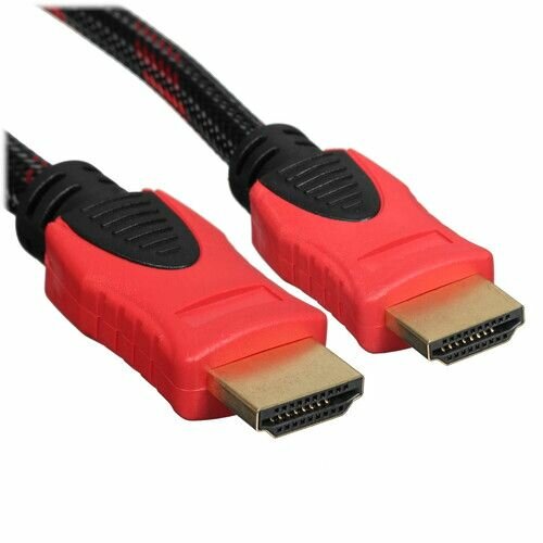 Кабель соединительный, разъемы HDMI - HDMI , длина 3 м, цвет- красный