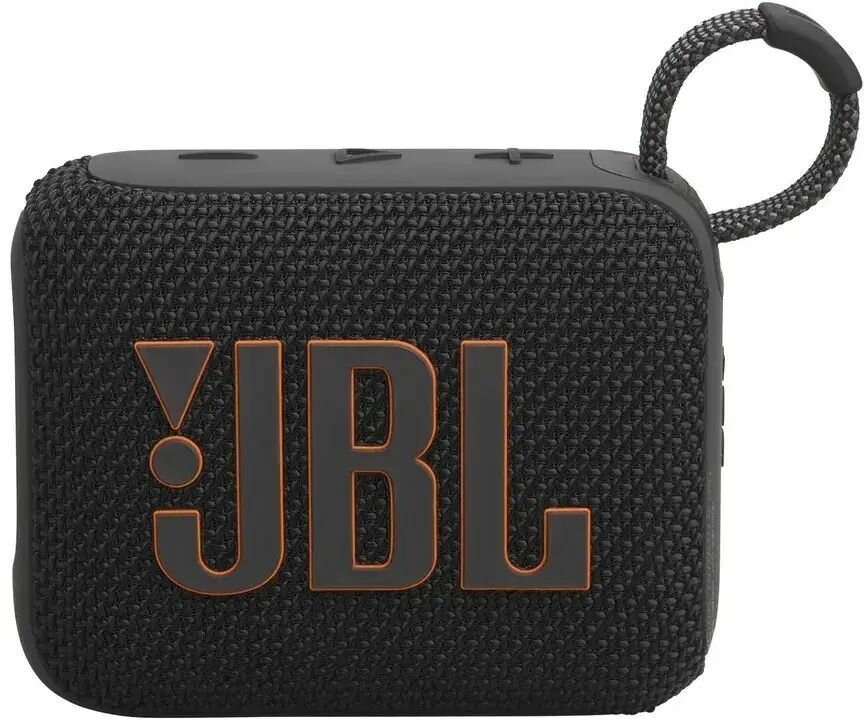 Колонка портативная JBL GO 4 черный/оранжевый 4.2W 1.0 BT 850mAh