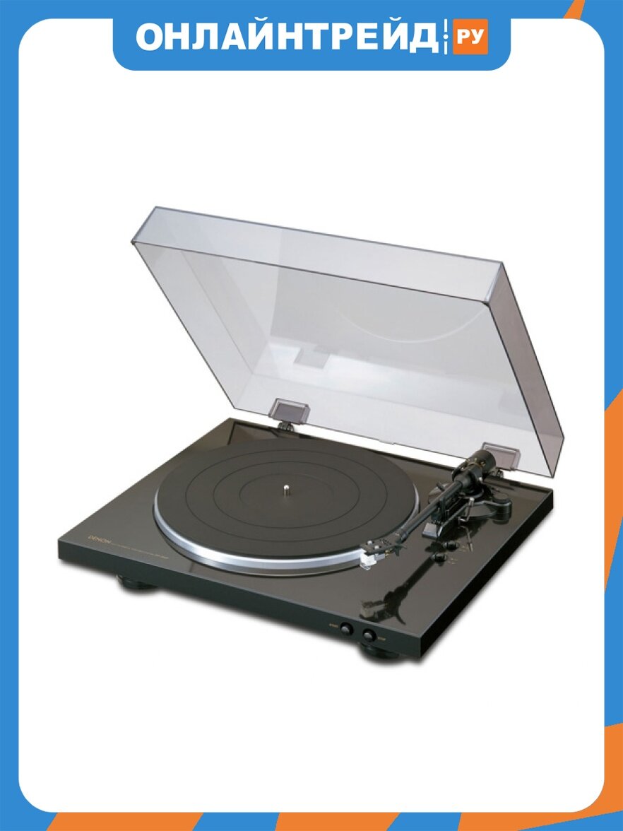 Виниловый проигрыватель Denon DP-300F, черный