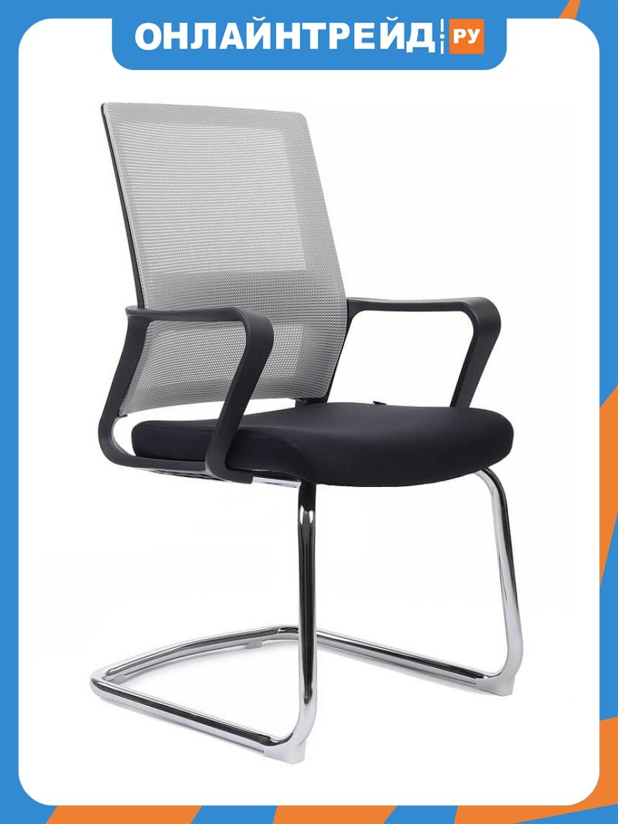 Кресло офисное Riva Chair Mint RCH M1029CBE Серый/Черный