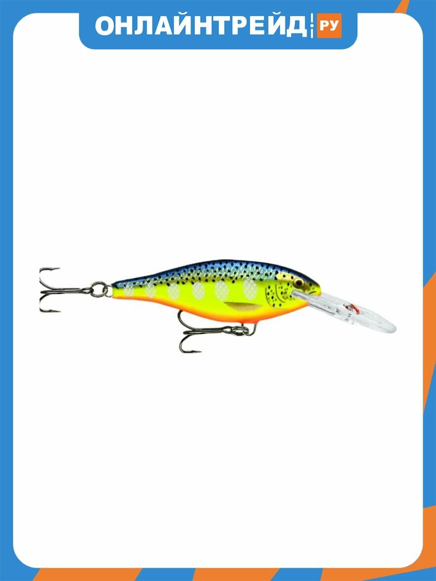 Воблер Rapala Shad Rap плавающий 1,5-3,3м, 7см, 8гр, SR07-HS