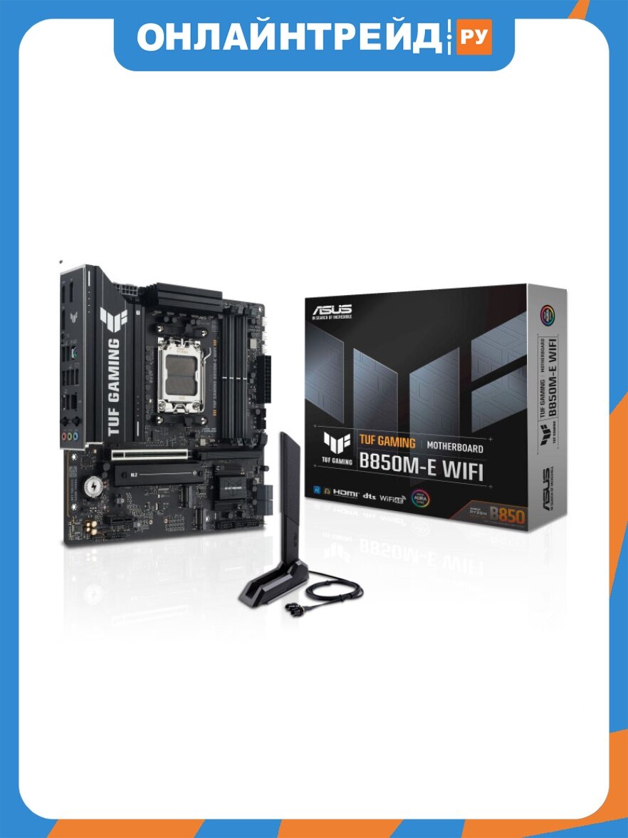 Материнская плата Asus TUF GAMING B850M-E WIFI (AM5, mATX)