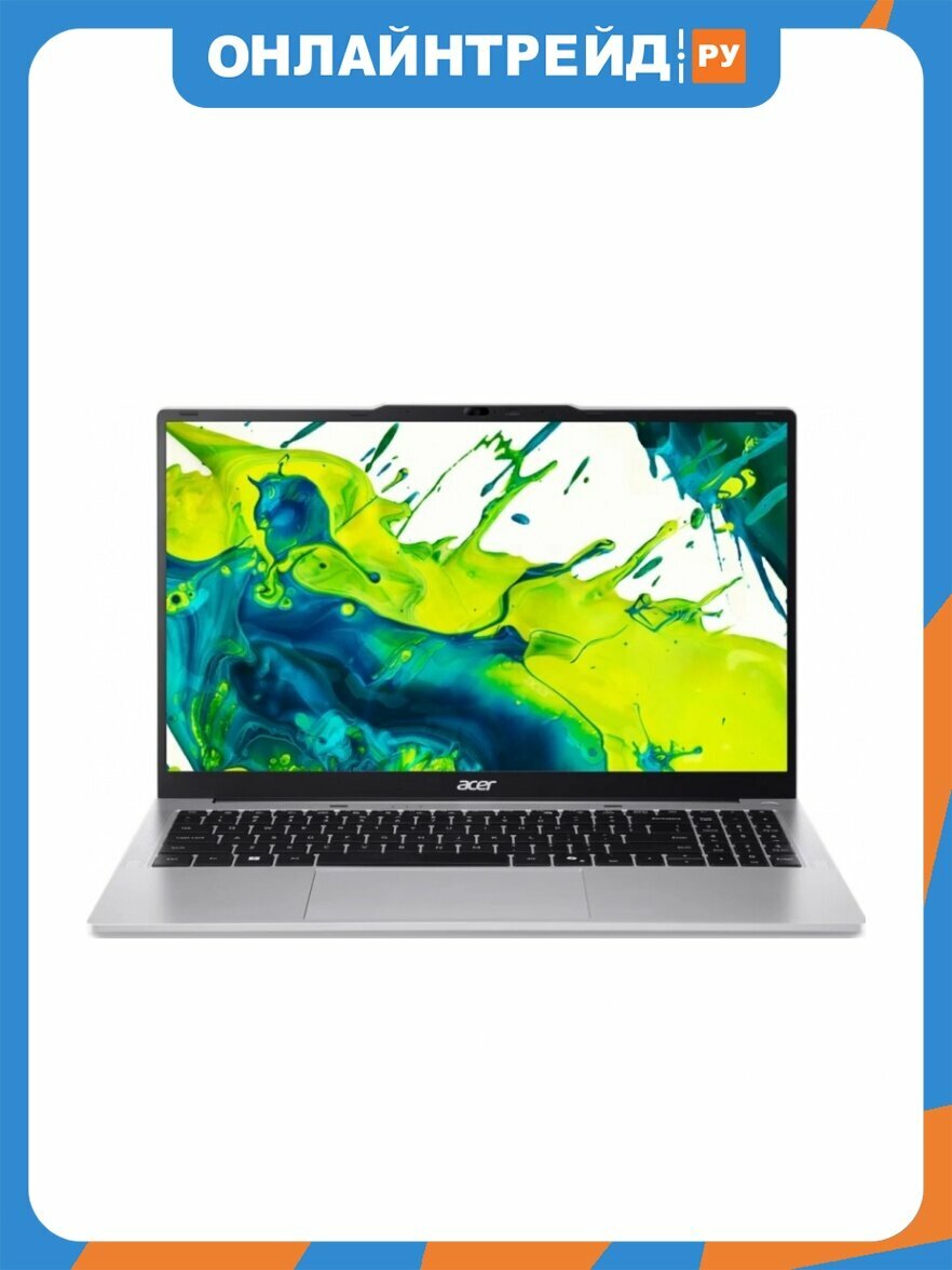 Ноутбук Acer Aspire Lite 15 AL15-72P-58X5 15.6" FHD IPS 60Hz i5-13500H(2.6ГГц), 8Гб DDR5, SSD 512Гб, UHDG, DOS, Silver (NX. D5JEM.001)