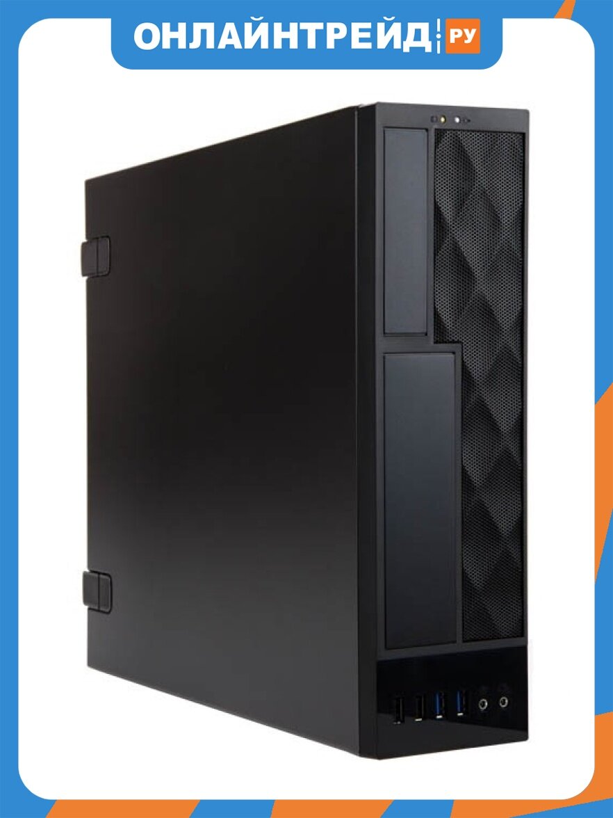 Корпус Inwin CE052S BL mATX 300W Black 6119246