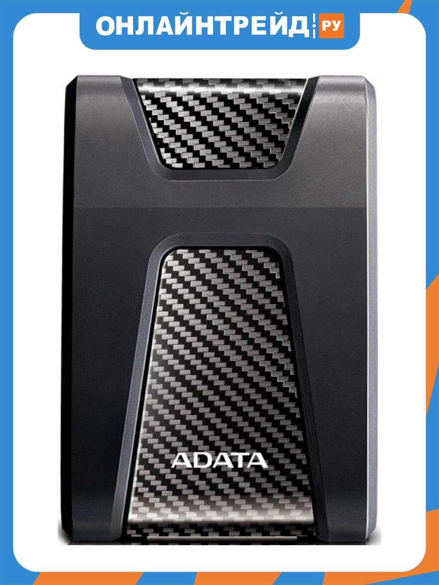 Внешний жесткий диск Adata HD650, 1 ТБ, USB 3.2 Gen1 (AHD650-1TU31-CBK) черный