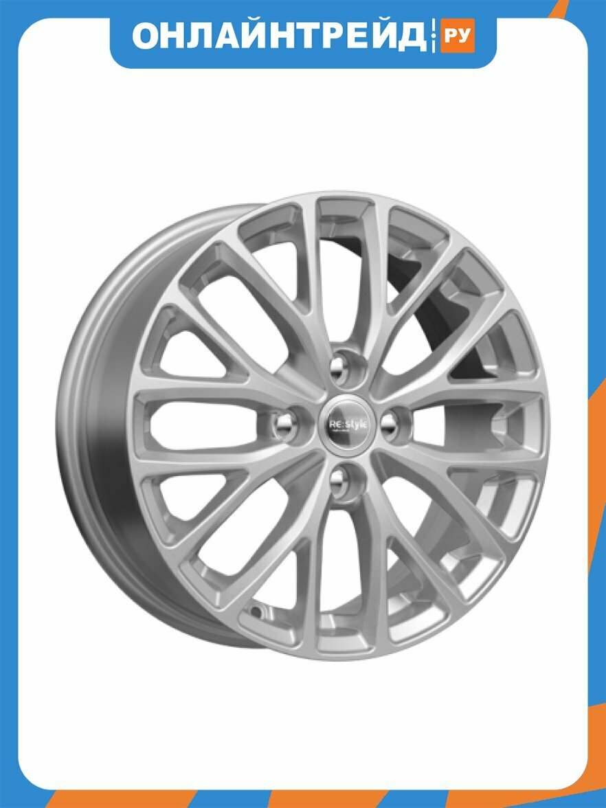 Диск K&k КС782 6x15/4x100 D54.1 ET48 сильвер