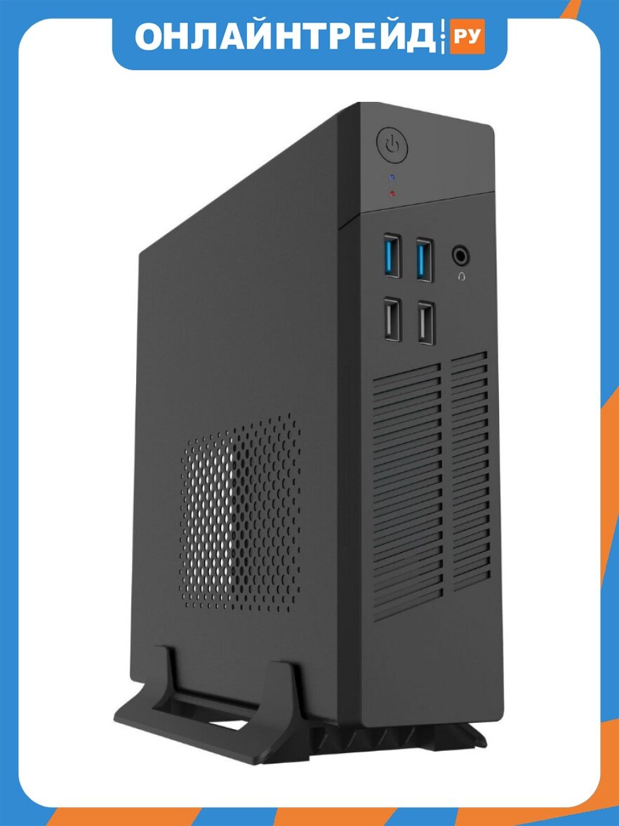 Корпус Foxline FL-102-AD120-DC, черный