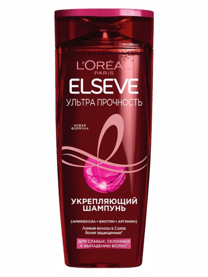 Шампунь для волос L'oreal Paris Elseve Ультра прочность, укрепляющий, 400 мл