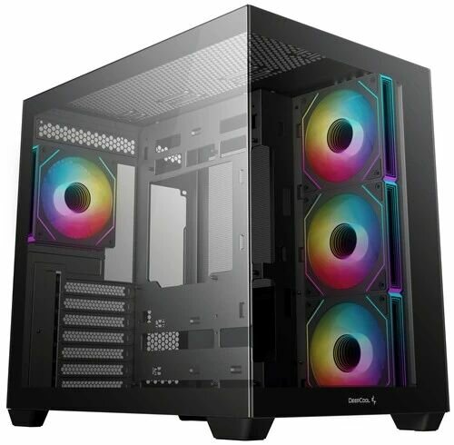 Компьютерный корпус DEEPCOOL CG530 4F (R-CG530-BKADA4-G-1) черный - Midi Tower, ATX, USB 3.2 Gen 1 Type-A, USB 3.2 Gen 2 Type-C