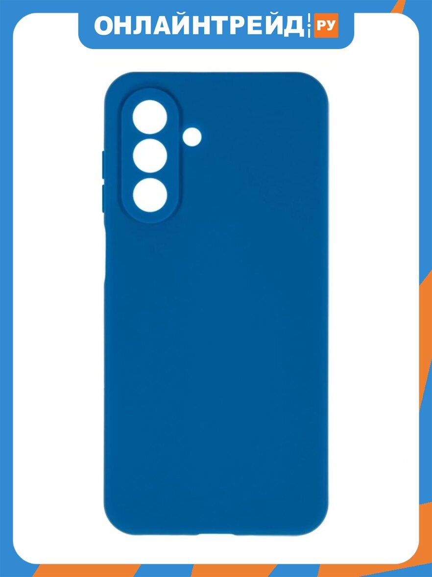 Чехол Zibelino Soft Matte для Samsung A26 5G (A266), с микрофиброй, синий