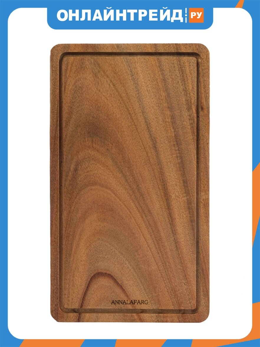 Доска разделочная Anna Lafarg Timber 28х16 см, прямоугольная, дерево (ANLAF-CBKAC-1)