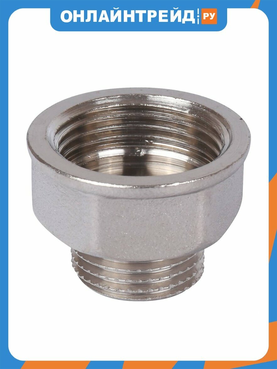 Переходник Stout SFT-0073-000341 ВН никелированный 3/4"x1"
