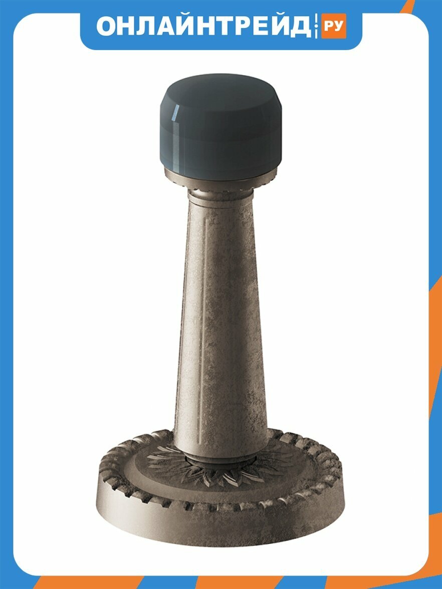 Упор дверной настенный Armadillo DH033 CL/AS-9 Античное серебро