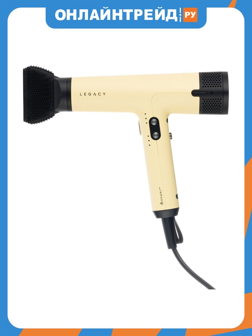 Фен Dewal Professional LEGACY LD-1889, сливочный, 1700W