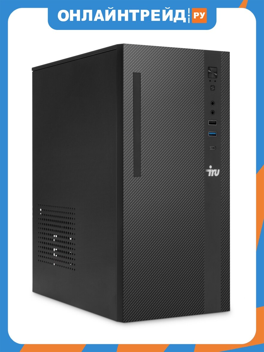 Компьютер Iru Planio 310H6SC MT (Core i3-12100F 3.3 ГГц, 16 Гб, SSD 512 Гб, GeForce GT610 - 2Гб, Win11Pro)