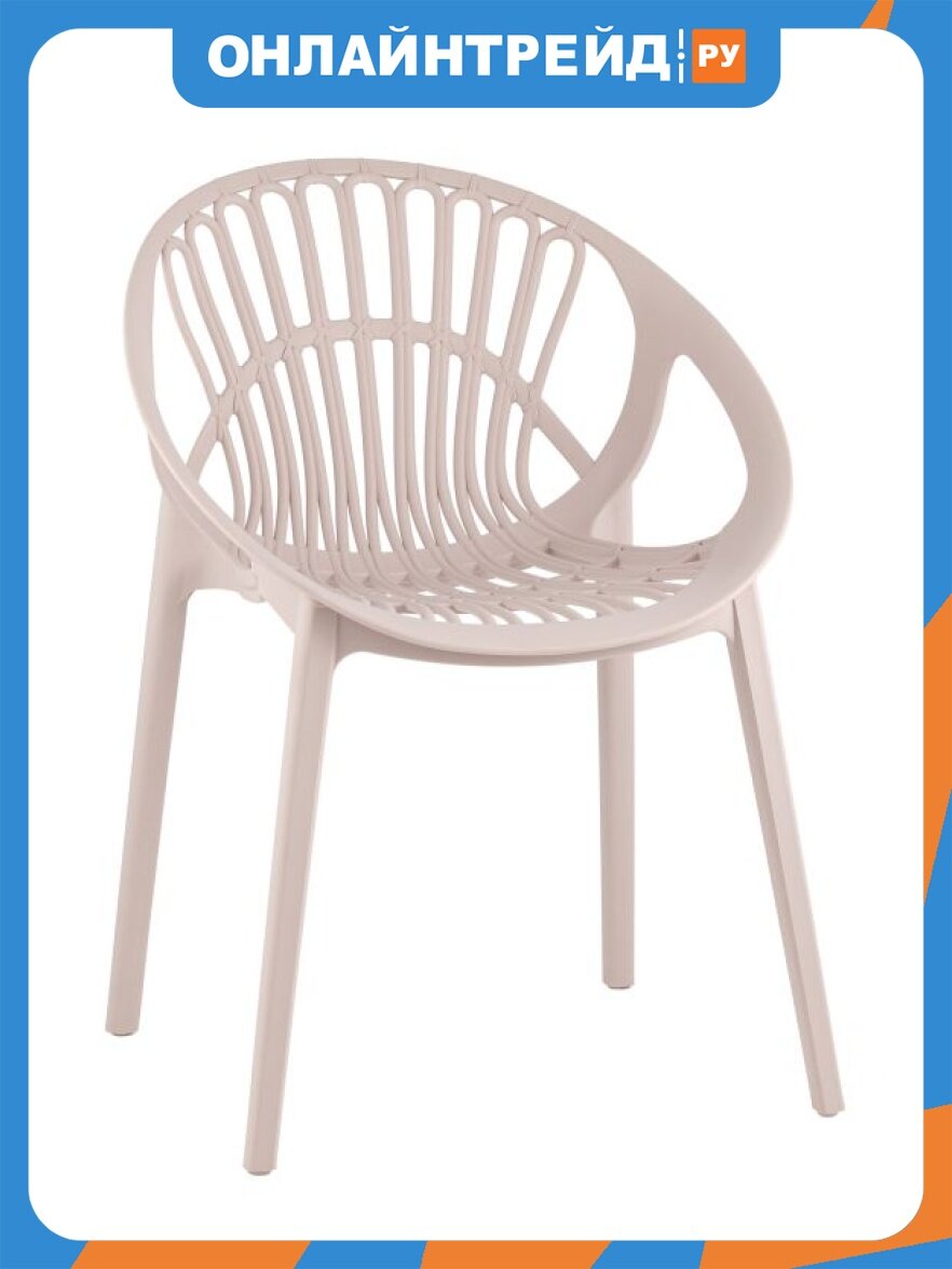 Стул обеденный Stool Group Takeo, пластик нежно-розовый
