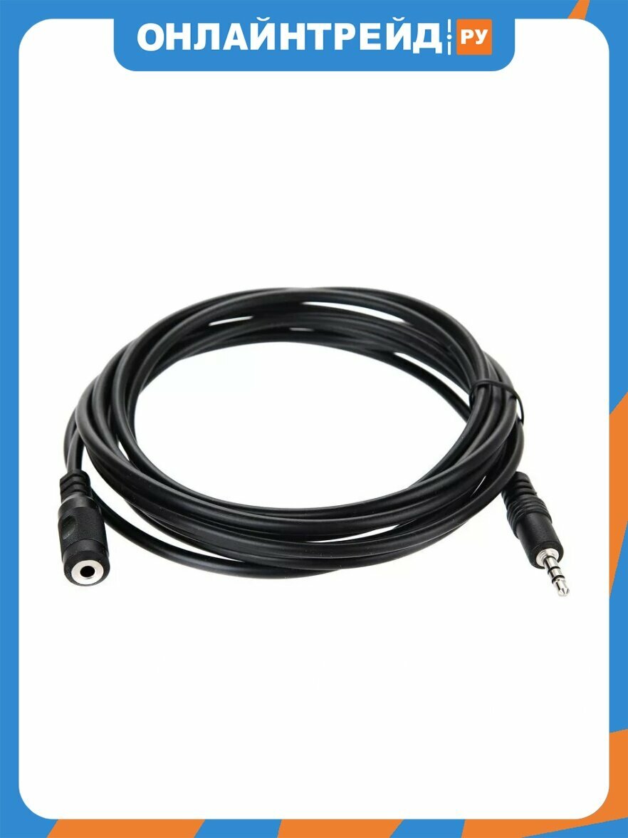 Кабель удлинительный Telecom 3.5 Jack (M) - 3.5 Jack (F), стерео, аудио, 3м
