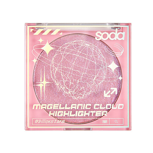 SODA Хайлайтер MAGELLANIC CLOUD #billionstars, 8 г