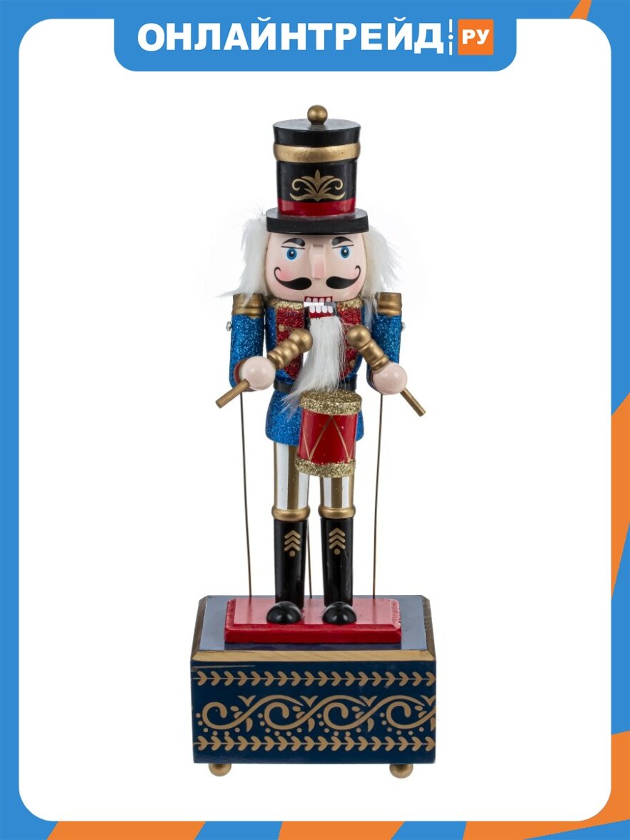 Фигурка Remeco Collection "Щелкунчик" с музыкой и движением, 11,5х10х32 см (811030)