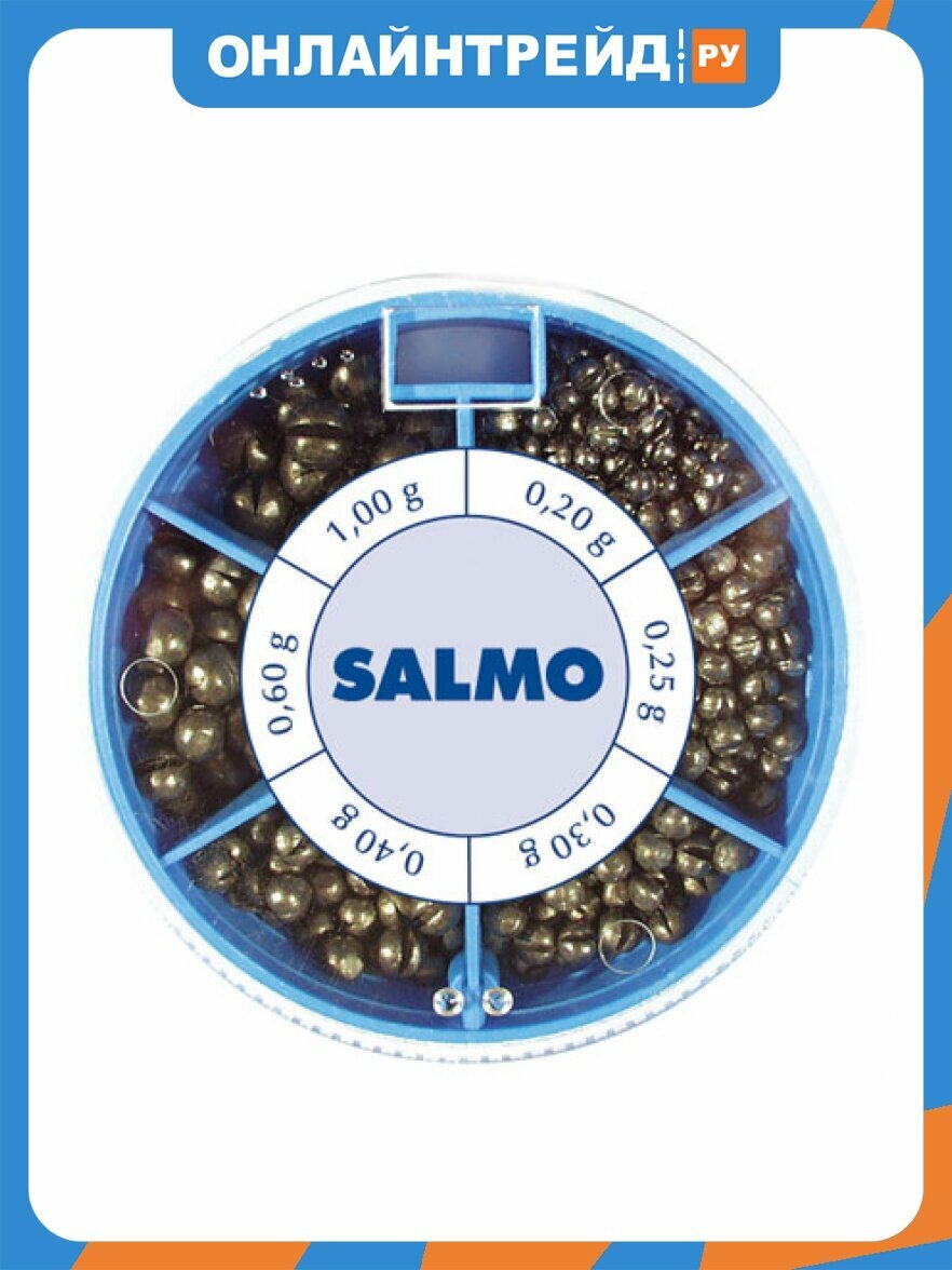 Грузила Salmo дробинка PL 6 секц. станд. 100г набор