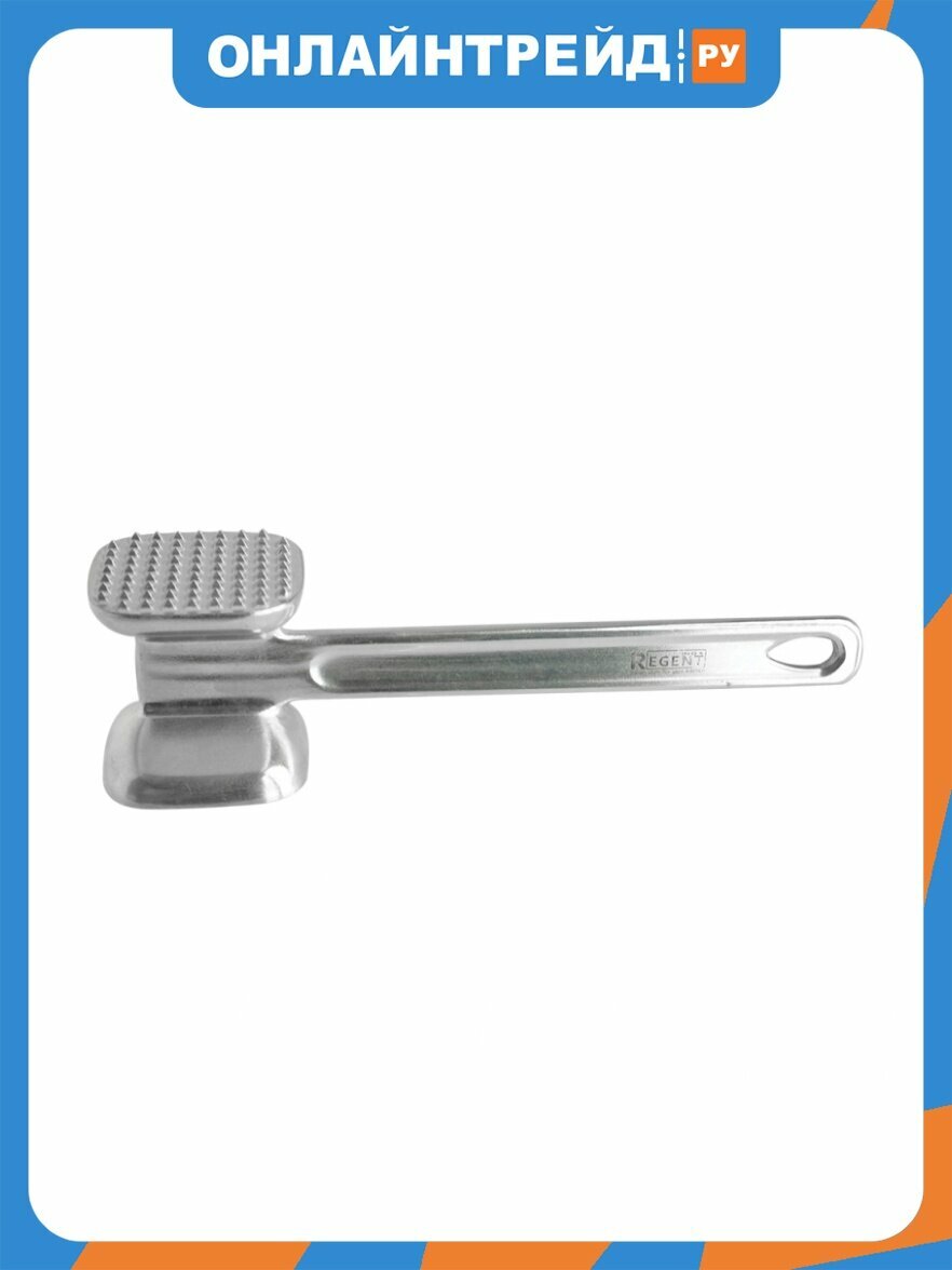 Молоток для мяса Regent Inox алюминиевый, 400 гр, 24х7 см