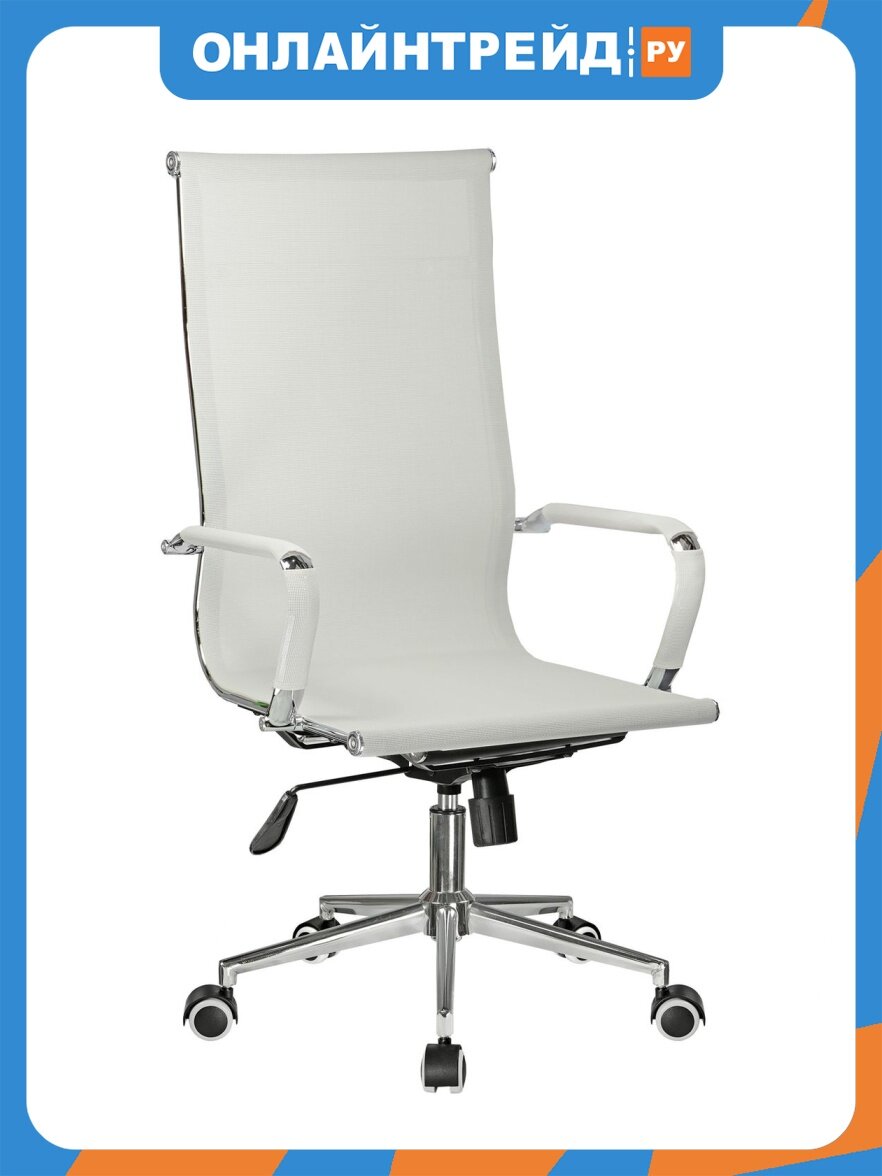 Кресло руководителя Riva Chair RCH 6001-1SE Белая сетка