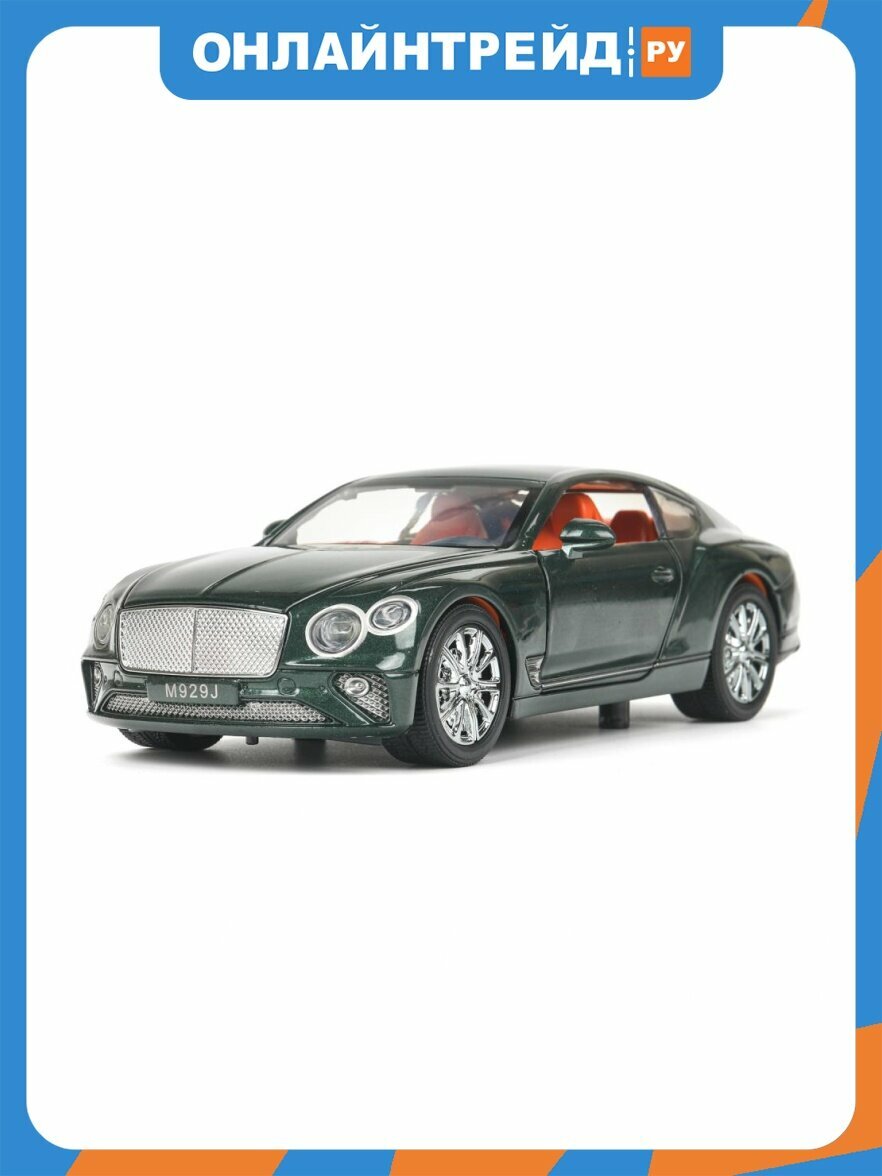 Машина металлическая Технопарк Bentley Купе, 20 см, 2007C192-R