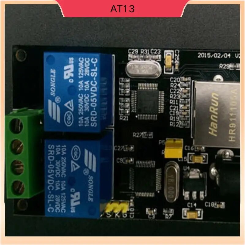 AT13 LAN Ethernet 2-Way Relay Board