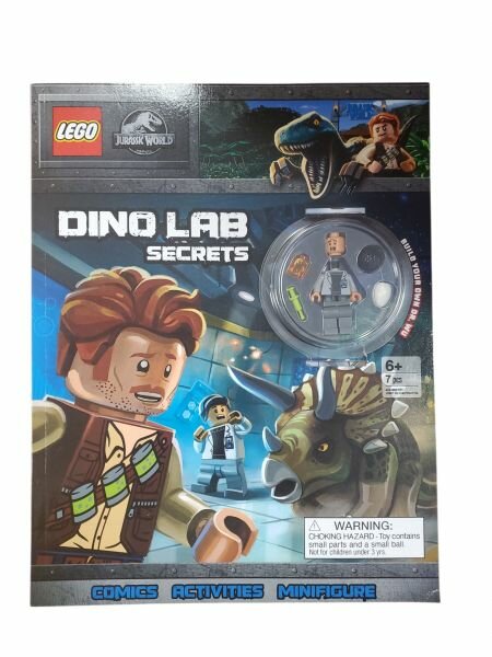 Книга Lego Jurassic World Секреты лаборатории динозавров