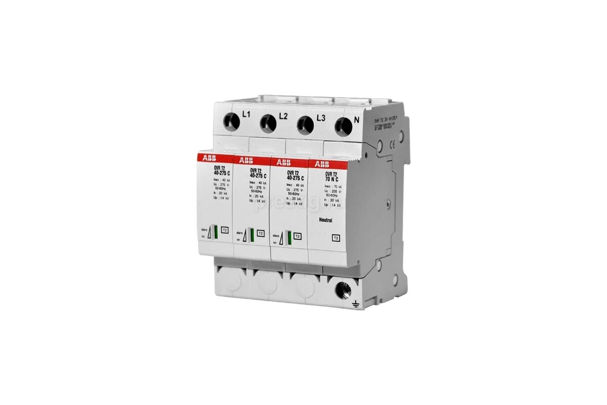Ограничитель перенапряжения OVR T2 3N 40 275 P ABB 2CTB803953R1100