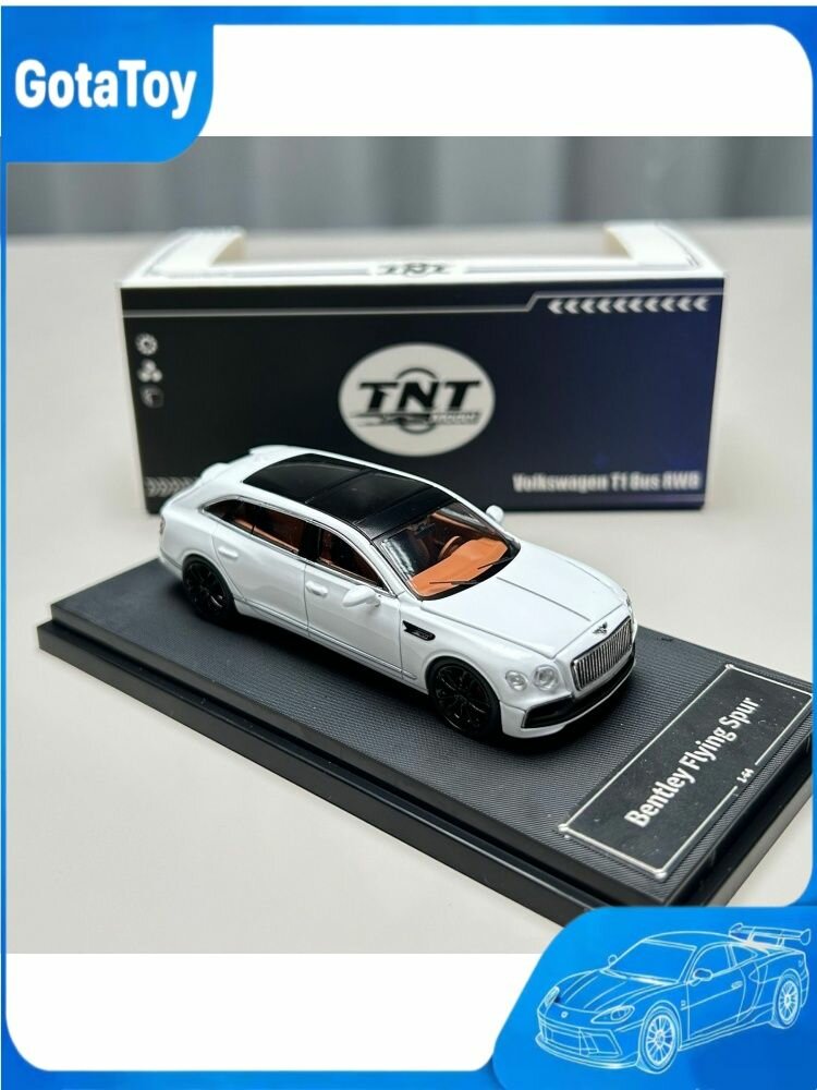 Модель автомобиля Bentley Flying Spur 1:64, металлическая коллекционная машинка, игрушка, подарок мальчику