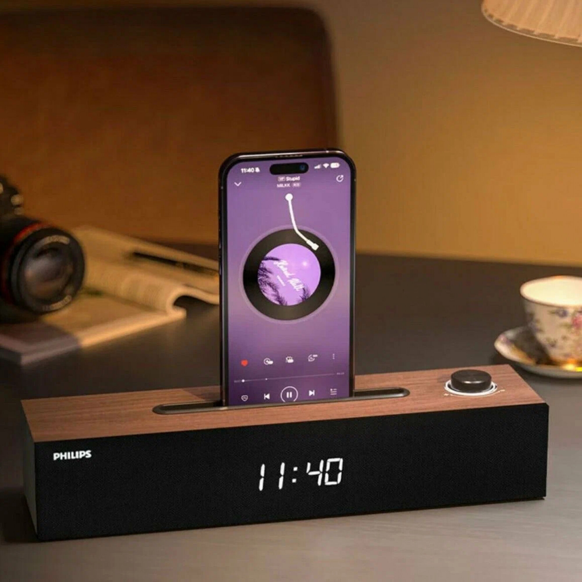 Деревянная акустическая система, Bluetooth 5.3, с сабвуфером, время работы 12 часов