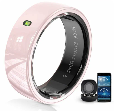 Умное кольцо с NFC с зарядным чехлом для мужчин и женщин