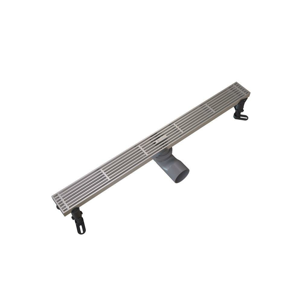 Душевой лоток Knotlor Шторм 60 SDRW0600LBS с решеткой цвет Матовая сталь