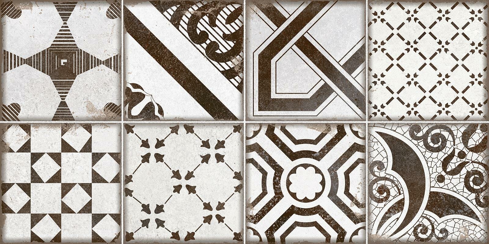 Керамическая плитка Alma Ceramica Бохо Boho TWU2550BOH17 Матовая 24,9х50 см