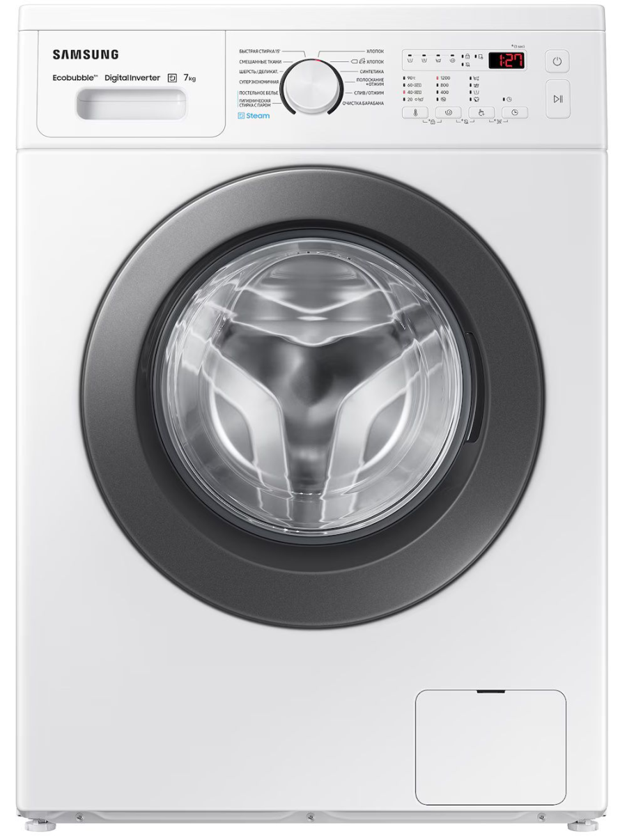 Стиральная машина Samsung WW70AG4S21VELD кл: A фронтальная, макс. загрузка:7кг белый