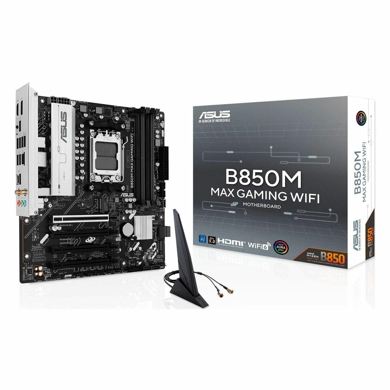 Материнская плата ASUS B850M MAX GAMING WIFI (AM5, mATX)