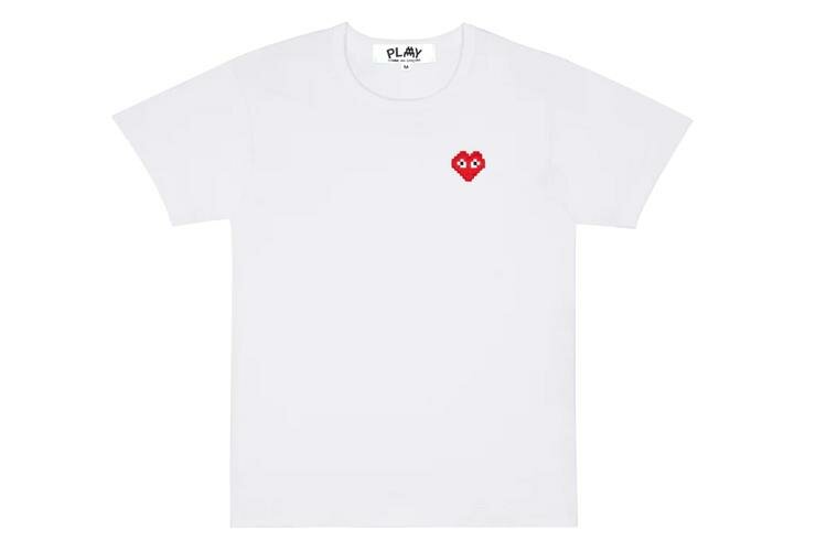 Футболка Comme des Garcons PLAY CDG Play x Invader
