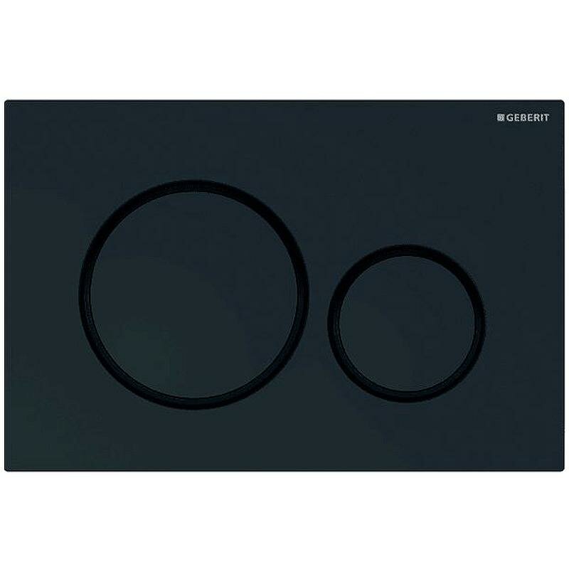 Кнопка смыва для инсталляции Geberit Sigma 20 115.882. DW.1 Черный глянец