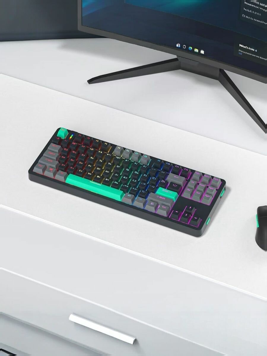 Клавиатура G87 Siren, механическая, проводная, RGB, 87 клавиш